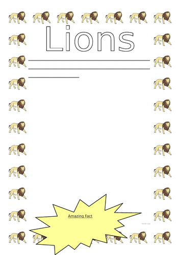 Animal Non-Chronological Reports - Year 1 | Teaching Resources