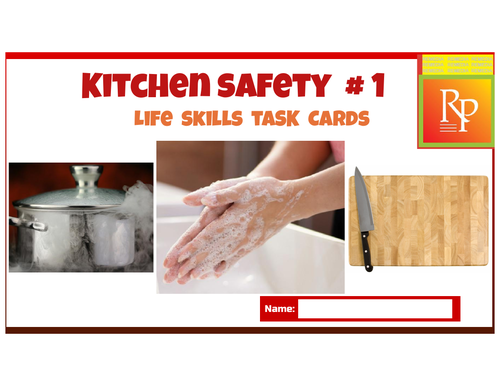 Kitchen Safety 1: Cooking Life Skills Activities | Food Prep | Special ...