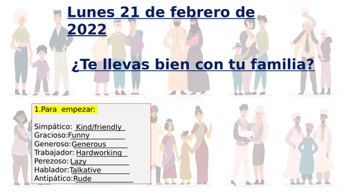 La familia y encanto | Teaching Resources