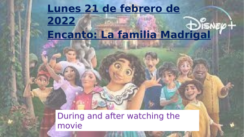 La familia y encanto | Teaching Resources