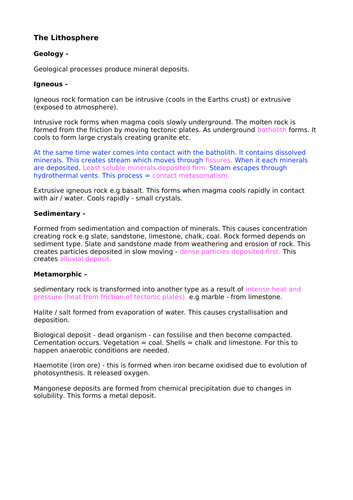 AQA Environmental Science Revision Notes Pack | Teaching Resources