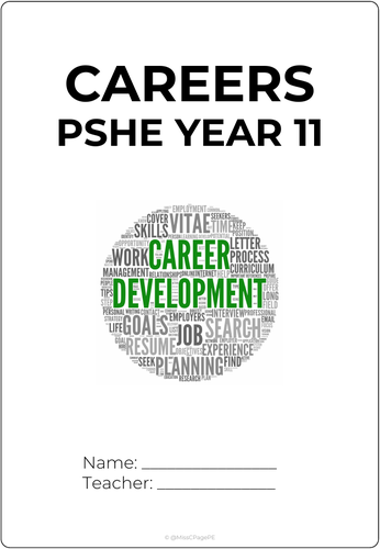 PSHE Careers Booklet | Teaching Resources
