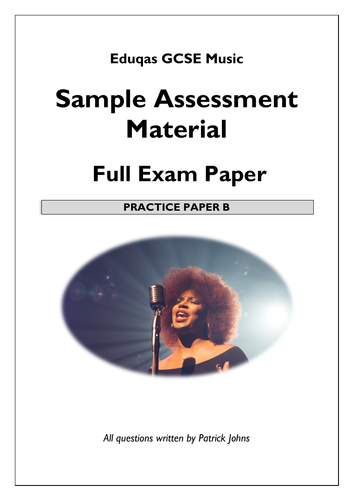 Eduqas GCSE Music - Practice / Mock Exam - Paper B | Teaching Resources Eduqas GCSE Music - Practice / Mock Exam - Paper B | Teaching Resources