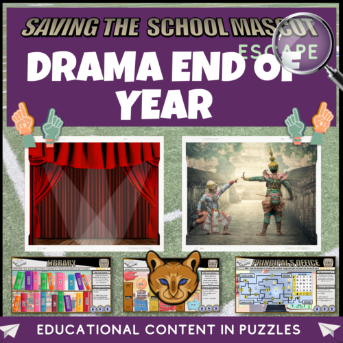 Drama End of Year Escape Room | Teaching Resources