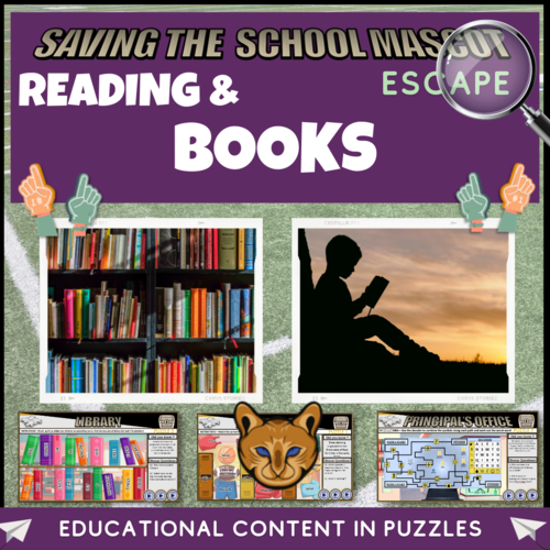 Reading and Books Escape Room | Teaching Resources