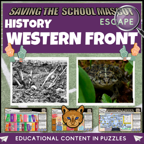 Western Front Escape Room | Teaching Resources