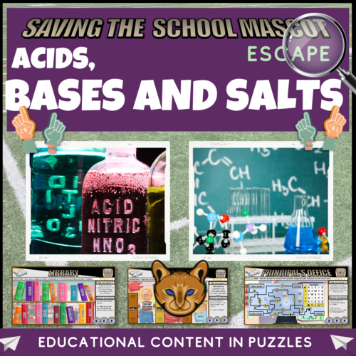 Acids Bases Salts Science Escape Room | Teaching Resources