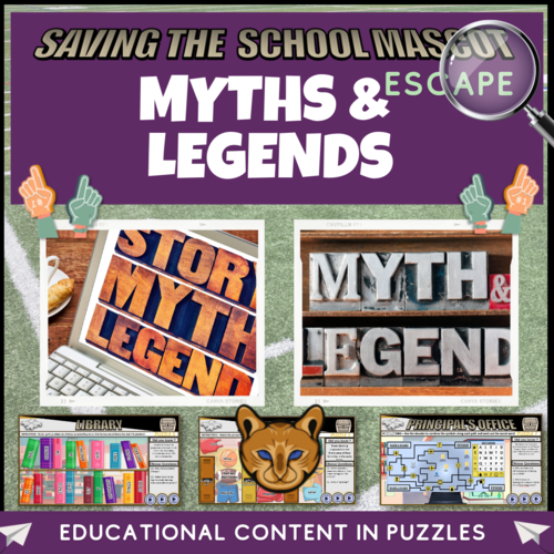 Myths and legends Escape Room | Teaching Resources