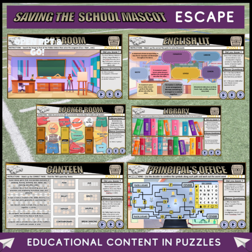 Myths and legends Escape Room | Teaching Resources