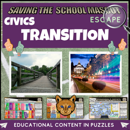 Transition Escape Room | Teaching Resources