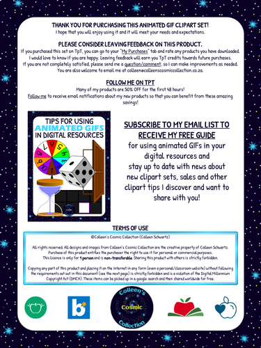 Animated GIF Dice Clipart – Green with White Dots | Teaching Resources