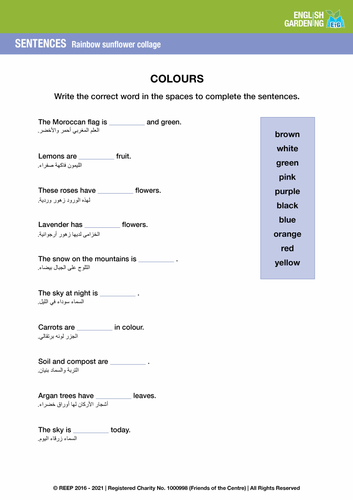 EAL Activities - Learning Colours | Teaching Resources