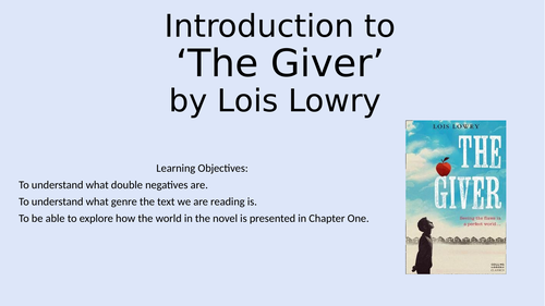 The Giver Chapter 1 | Teaching Resources