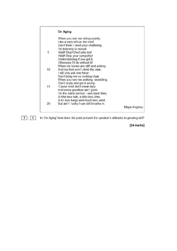 Unseen Poetry - Exam Skills 7 lesson mini scheme | Teaching Resources