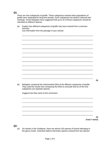 AQA Cell cycle, Protein synthesis AS Biology | Teaching Resources