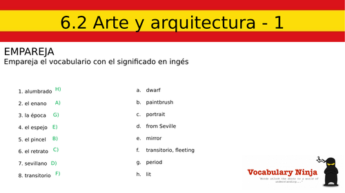 Bundle of AS Spanish Lessons Unit 6 El patrimonio cultural | Teaching ...