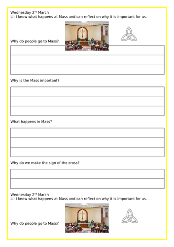 The way, the truth, the life - The Mass - Year 2 | Teaching Resources