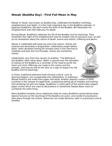 Exploring Buddhism - 24 page student booklet KS2/3 | Teaching Resources