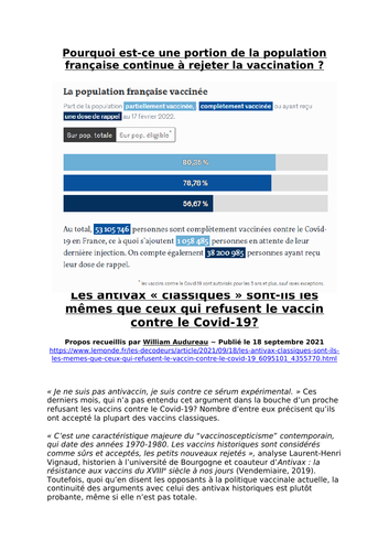 French Covid-19 resources | Teaching Resources