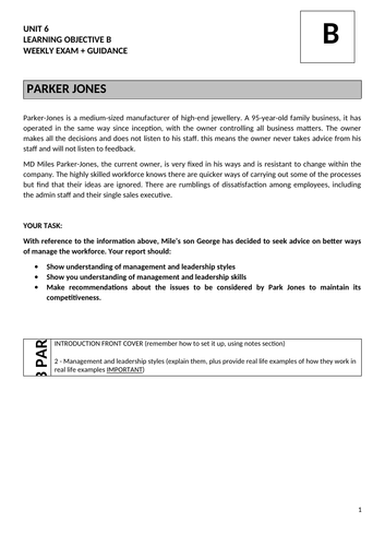 Btec Level 3 Business Unit 6 | Teaching Resources Btec Level 3 Business Unit 6 | Teaching Resources