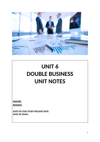 Btec Level 3 Business Unit 6 | Teaching Resources