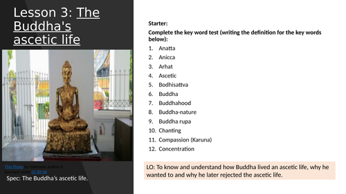 The early life of Buddha Bundle (Based on AQA A spec) | Teaching Resources