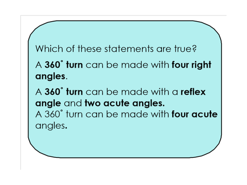 Year 5 Angles Around a Point | Teaching Resources