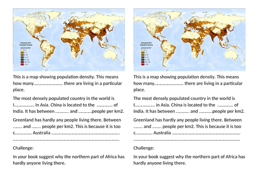 Population topic for KS3. Includes full SOW, 12 lessons, assessment and ...