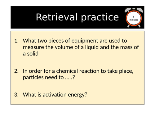 Rate Of Reaction Lesson 2 Rate Of Reaction Graphs 9 1 Aqa Gcse Ks4