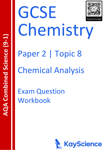 C8 Chemical Analysis // Exam Practice Booklet // GCSE Chemistry // AQA ...