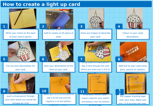 How to make a light up card | Teaching Resources