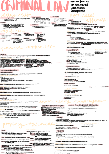 Criminal Law Revision Poster | Teaching Resources