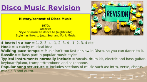 Disco Music | Teaching Resources