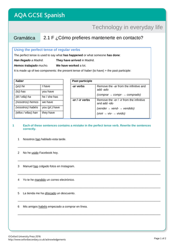 GCSE Spanish - Module 4 - Interesas e Influencias | Teaching Resources