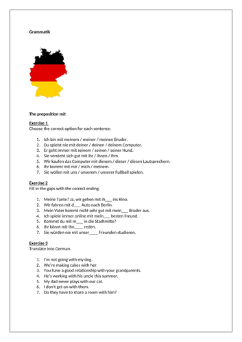 AQA/EDEXCEL Stimmt GCSE German (Higher) – Kapitel 3 – Wir verstehen uns ...