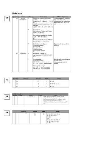 Foundation GCSE Maths 2022 Revision Paper 1F 6 SETS | Teaching Resources