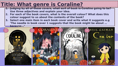 Coraline Scheme of Work | Teaching Resources