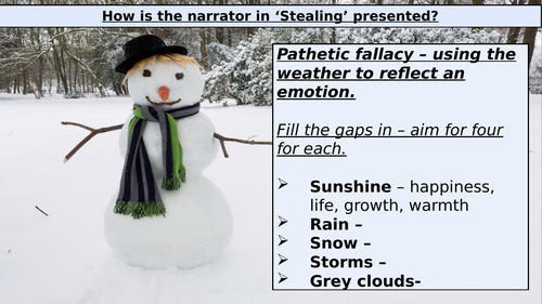 Stealing - Carol Ann Duffy | Teaching Resources