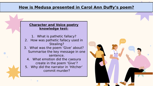 Medusa - Carol Ann Duffy | Teaching Resources