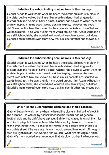Subordinating and Coordinating Conjunctions Bundle - Lower KS2 ...