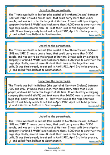 Parenthesis Bundle - Upper KS2 | Teaching Resources