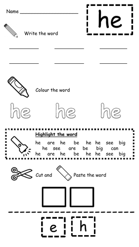 100 First Keywords / High Frequency / Initial Ladybird Word Resources ...