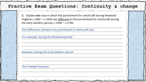 Matthew Hopkins & Witchcraft - Crime & Punishment - GCSE History ...
