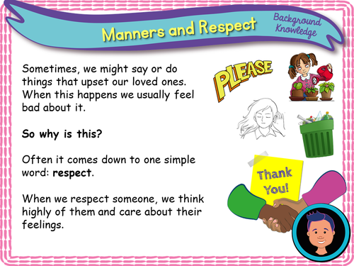 Manners and Respect - KS1 | Teaching Resources