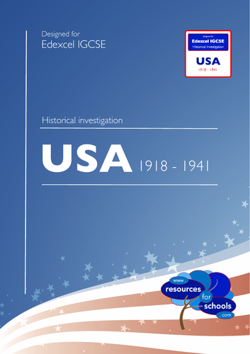 Edexcel IGCSE History: USA 1918 - 1941 | Teaching Resources