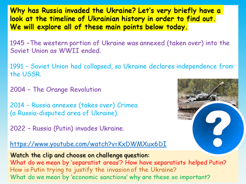 Ukraine and Russia | Teaching Resources