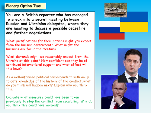 Ukraine and Russia | Teaching Resources
