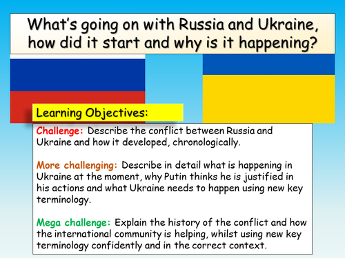 Ukraine and Russia | Teaching Resources