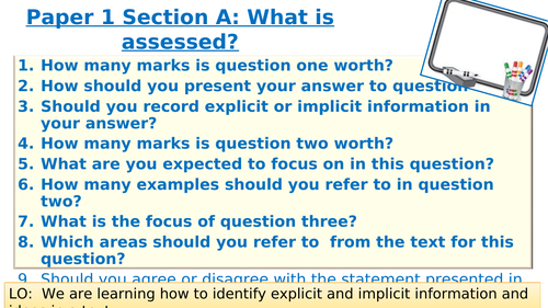 AQA English Language Paper 1 Practice - The Goldfinch | Teaching Resources