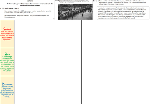 Q3a on Paper 3 Model Answer and Walkthrough | Teaching Resources